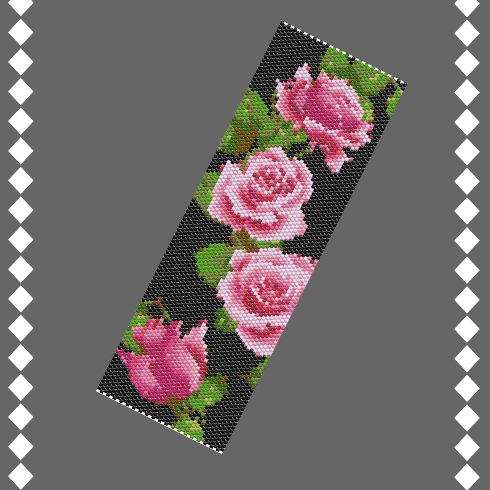 Peyote Bracelet Pattern States Flowers Beaded Peyote - Etsy