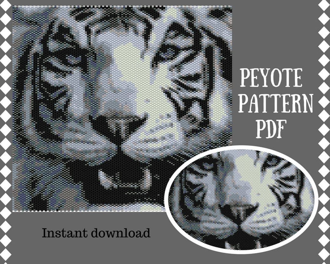 Peyote Pattern Animal Beaded Pattern DIY Delica Beading Pattern Peyote ...