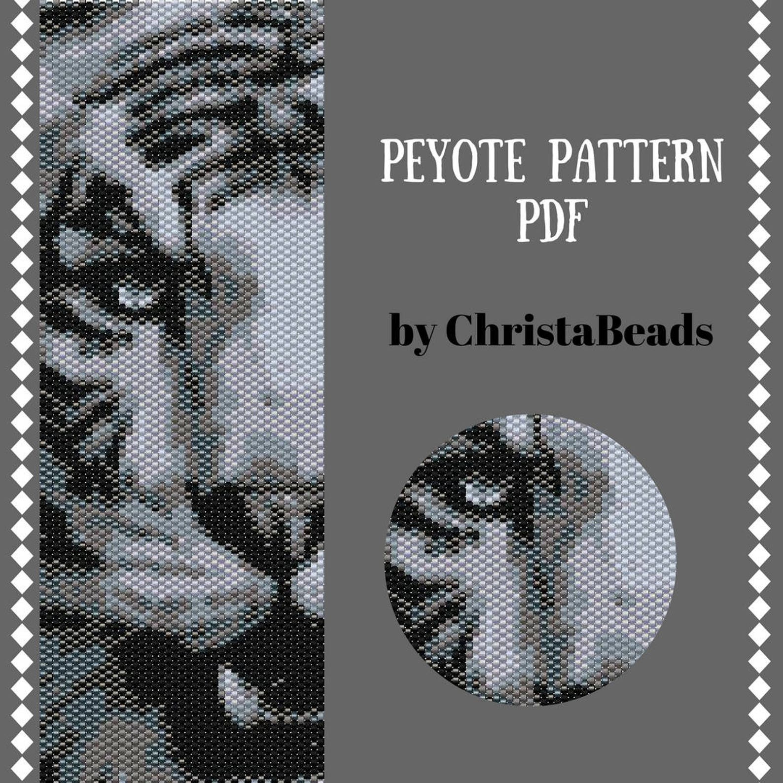 Seed Bead Bracelet Patterns Peyote Stitch Beadwork DIY Peyote - Etsy