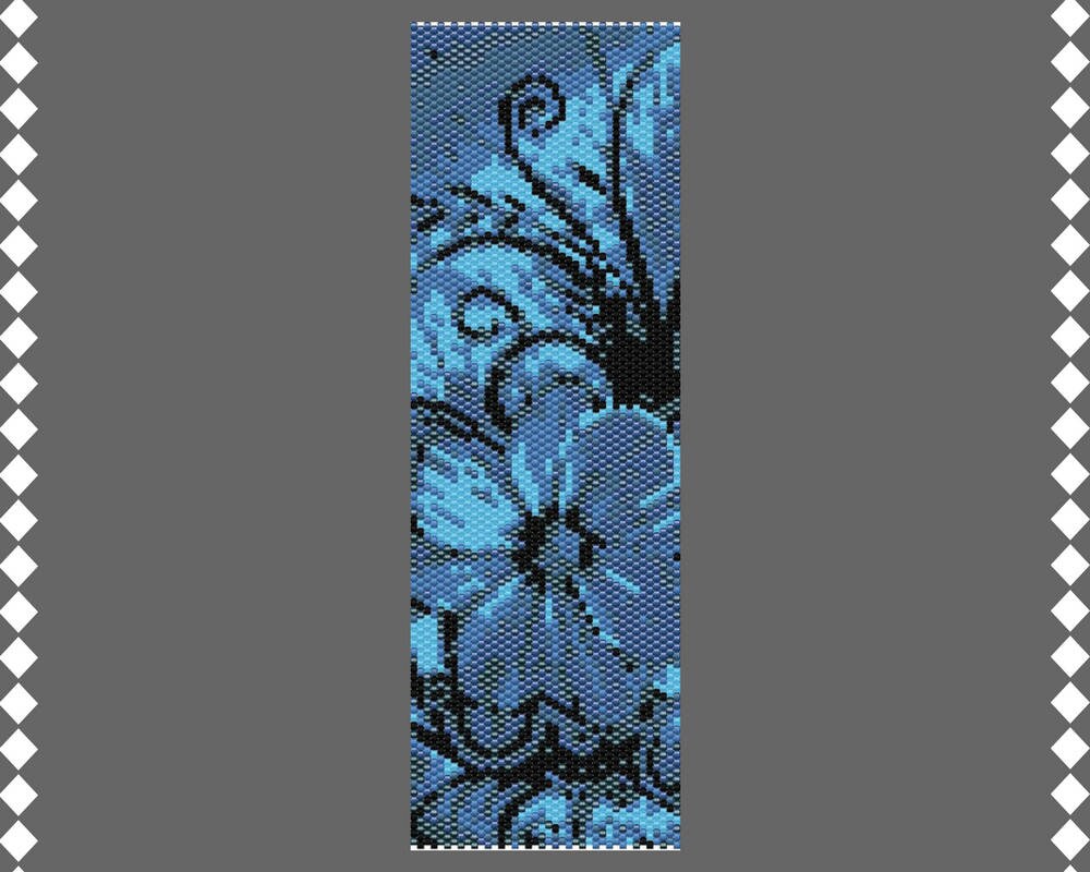 Peyote Bracelet Pattern Beading PATTERN Peyote Stitch Beaded - Etsy