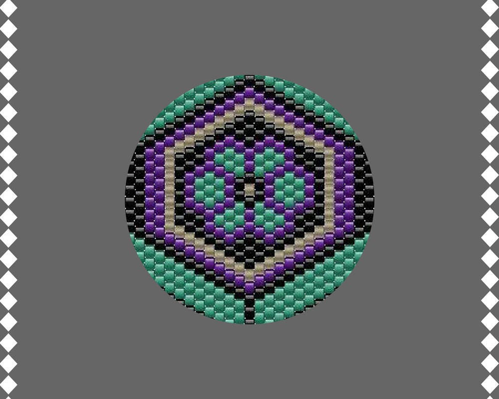 Peyote Bracelet Pattern Peyote Pattern PDF Patterns Beads Cuff | Etsy