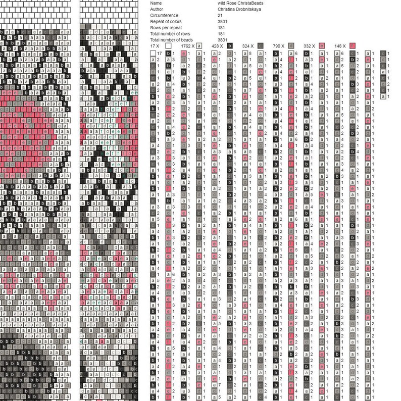 Beaded Crochet Necklace Pattern Seed Beads Croctet Rope Bead - Etsy