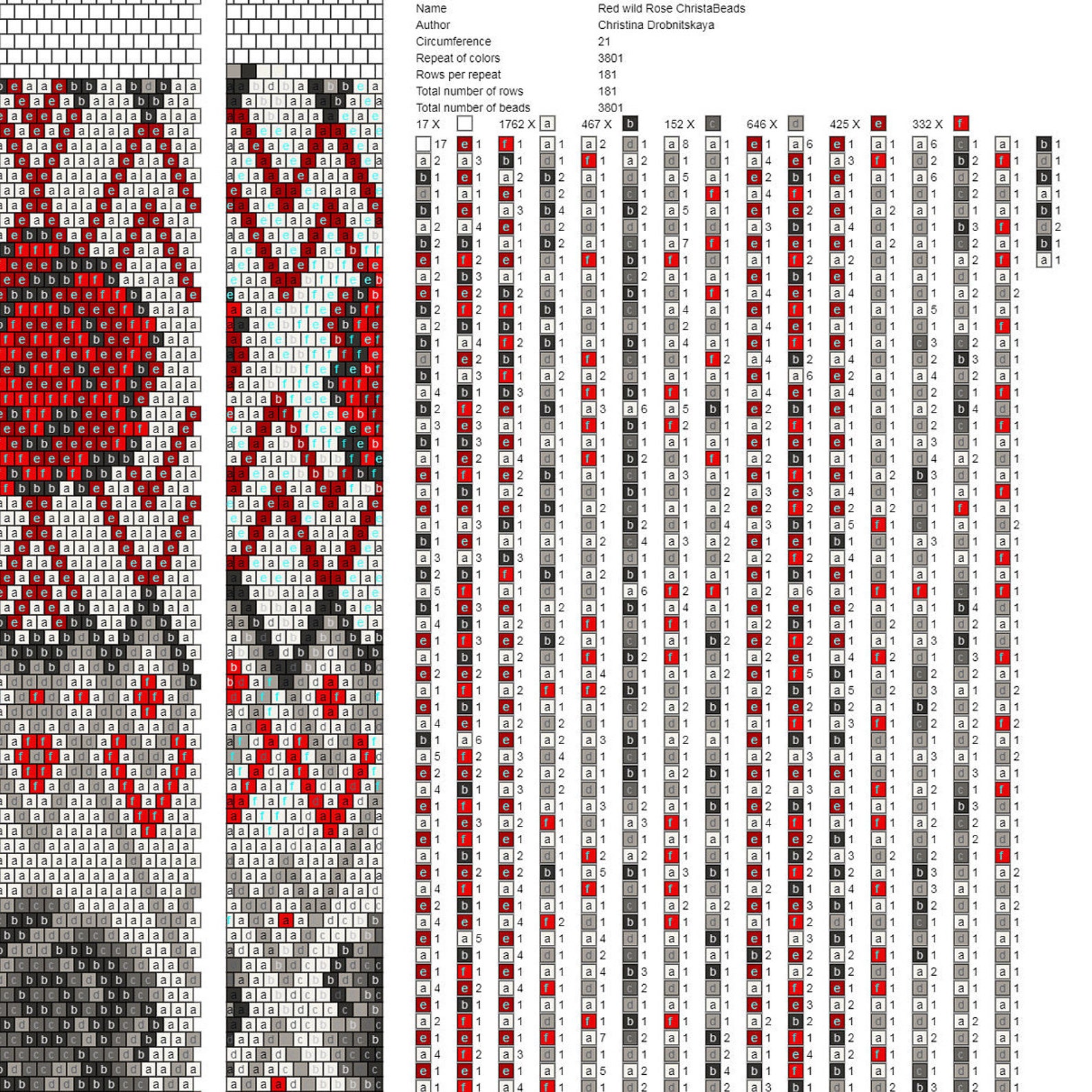 Bead Crochet Necklace Pattern PDF PATTERN Flowers Bead Crochet | Etsy