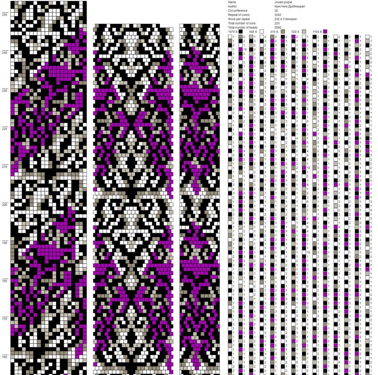 Necklace Pattern Beaded Pattern Crochet Seed Bead Tutorial | Etsy