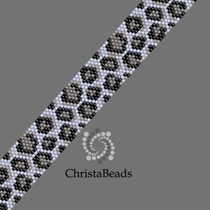 Peyote Leopard Pattern, Peyote Stitch Pattern Narrow, Even Count. - Etsy