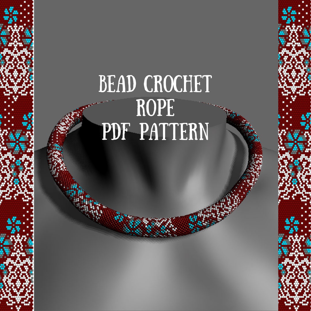 Beaded Pattern for Seed Beads Bead Crochet Pattern Bead - Etsy