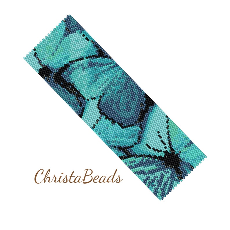 Peyote Bead Pattern Butterflies Peyote Bracelet Patterns - Etsy