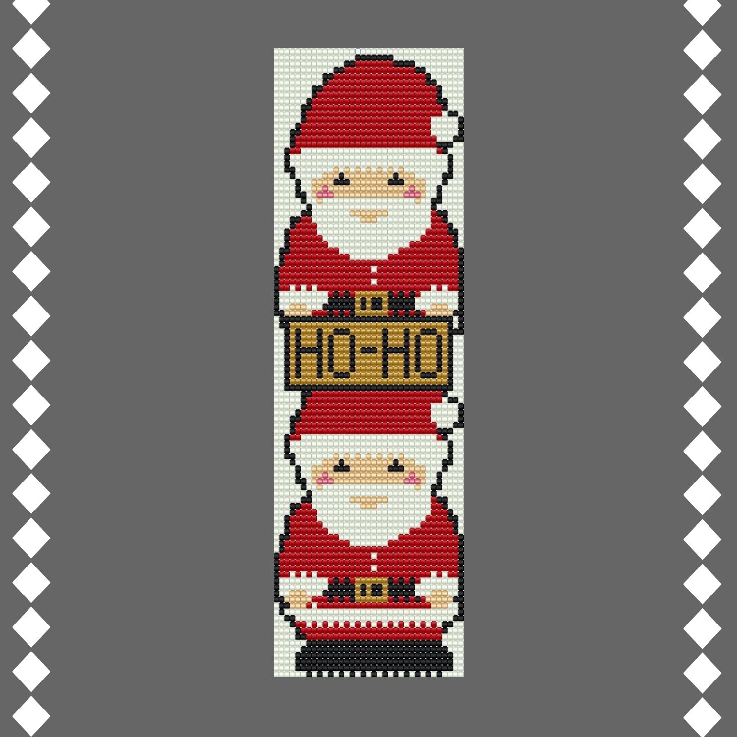Square Stitch Christmas Pattern - Etsy