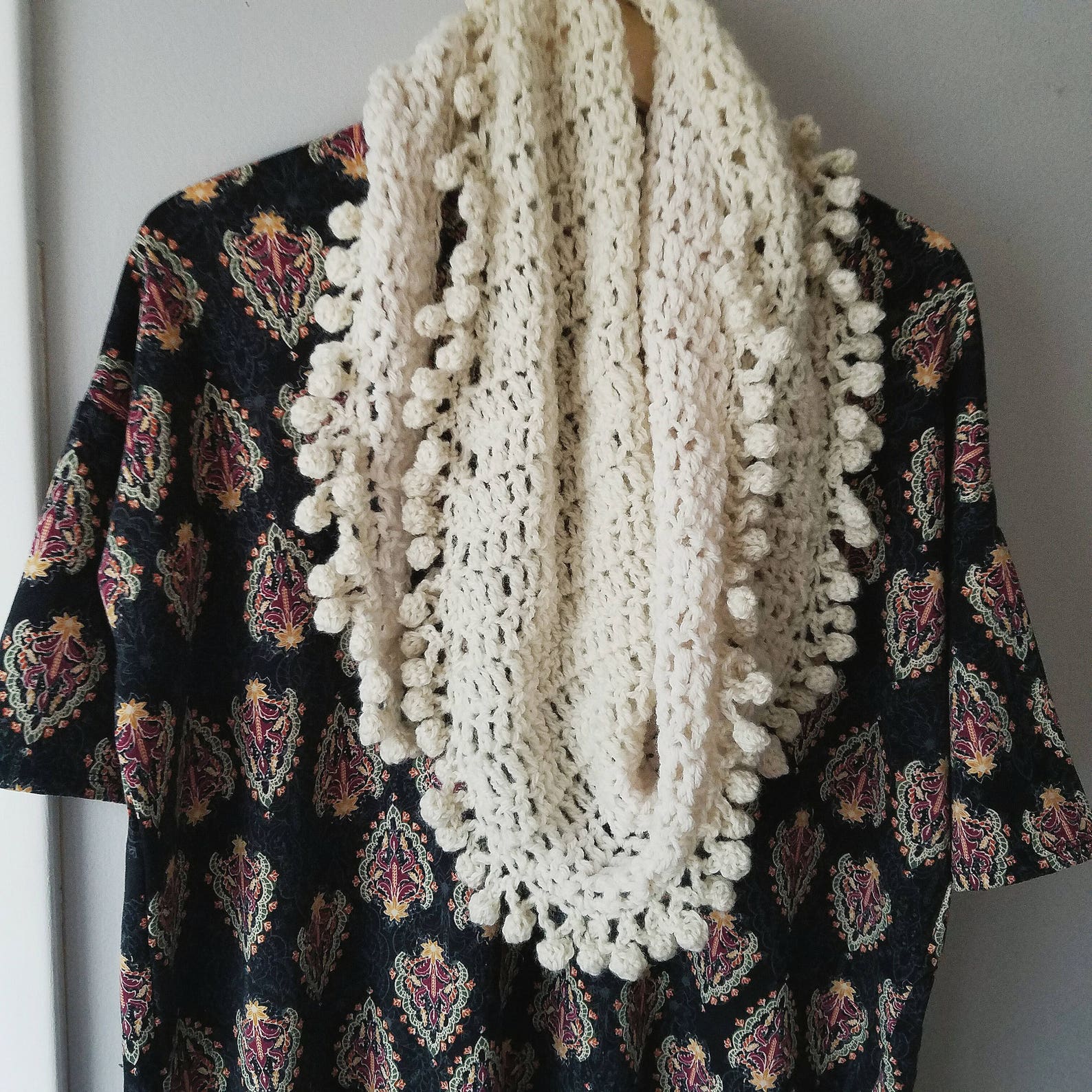 Ivy Triangle Scarf Pattern Crochet Scarf Pattern - Etsy