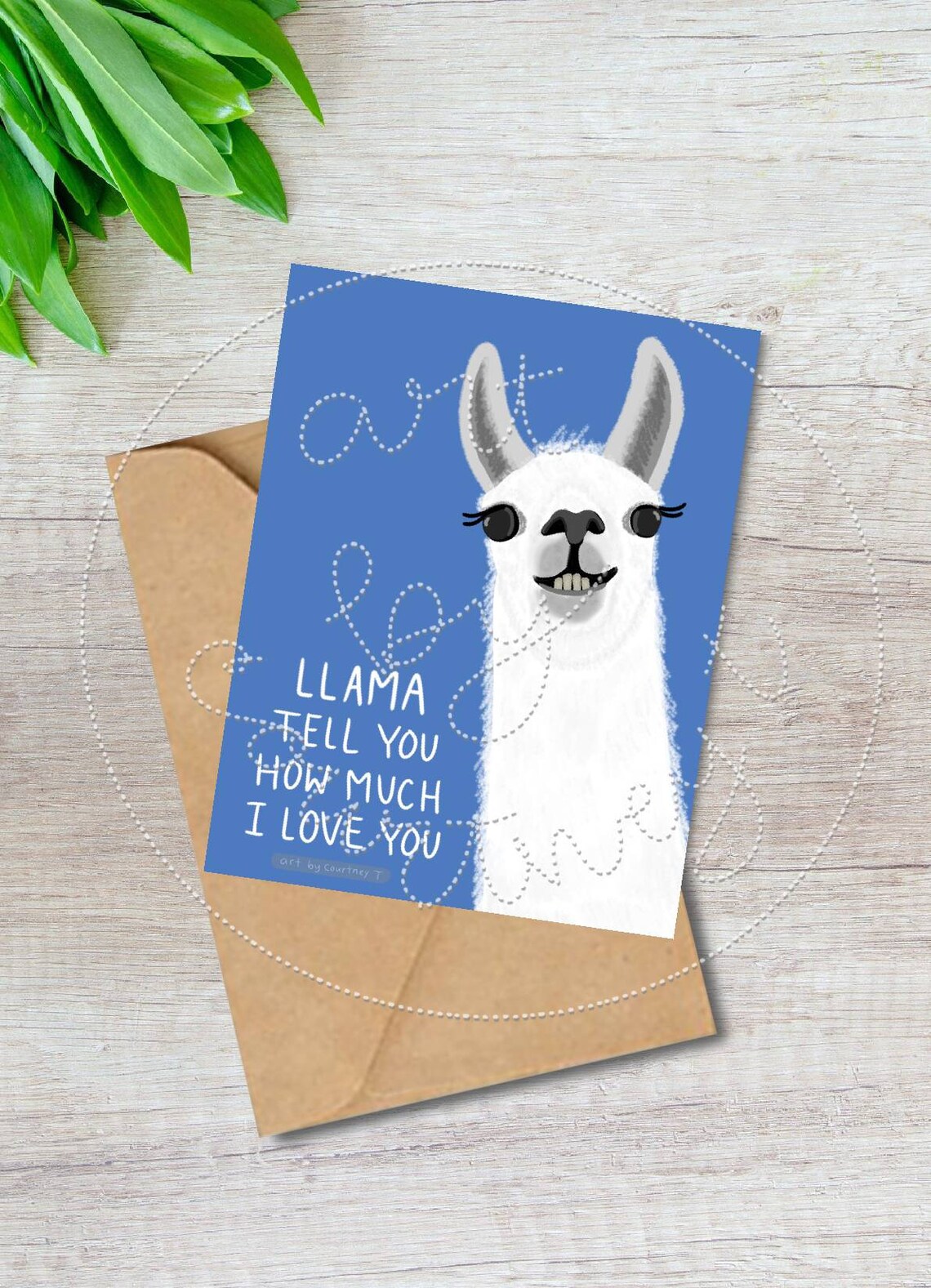Digital Download ** | Llama Anniversary Card | Pdf Llama Card ...