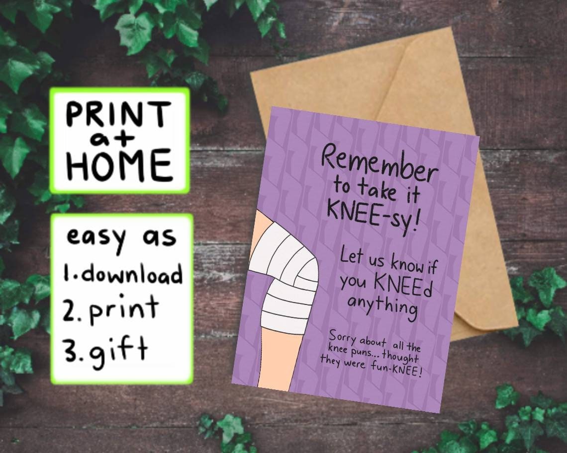 Digital Download ** | Get Well Soon Card | Pdf Get Well Card ...