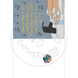 Digital Download ** | Birthday Card | Happy Birthday Song | Wash Your ...