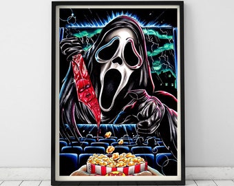 Ghostface Art Print - Etsy