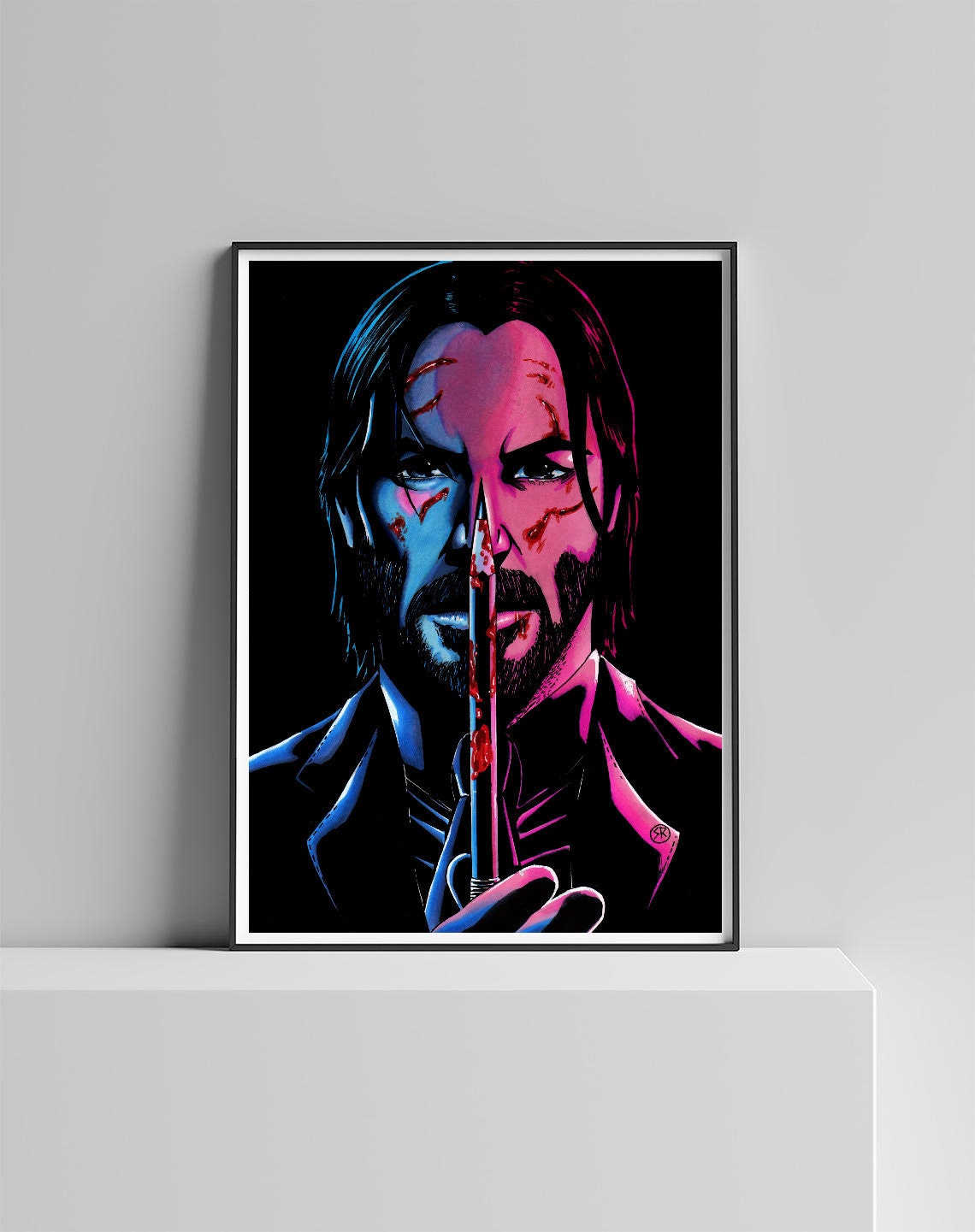 John Wick A4 Poster Keanu Reeves Movie Poster