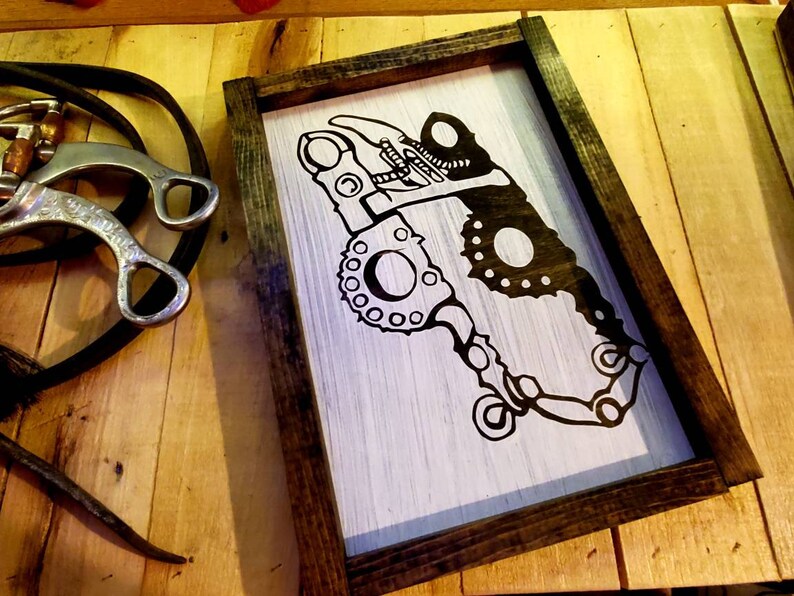 Western Wall Art Spade Bit Art Western Traditions Custom | Etsy