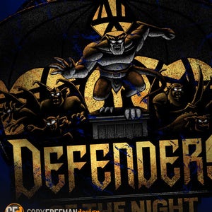 Defenders of the Night - Gargoyles T-shirt - Men's / Unisex & Women's ...