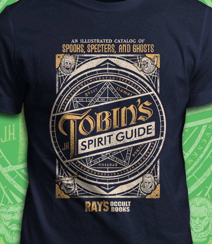 Tobin's Spirit Guide - Ghostbusters T-shirt - Men's / Unisex & Women's ...