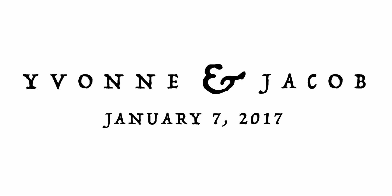 Custom Bride and Groom Wedding Logo Name Design for Signs or Gobo - Etsy