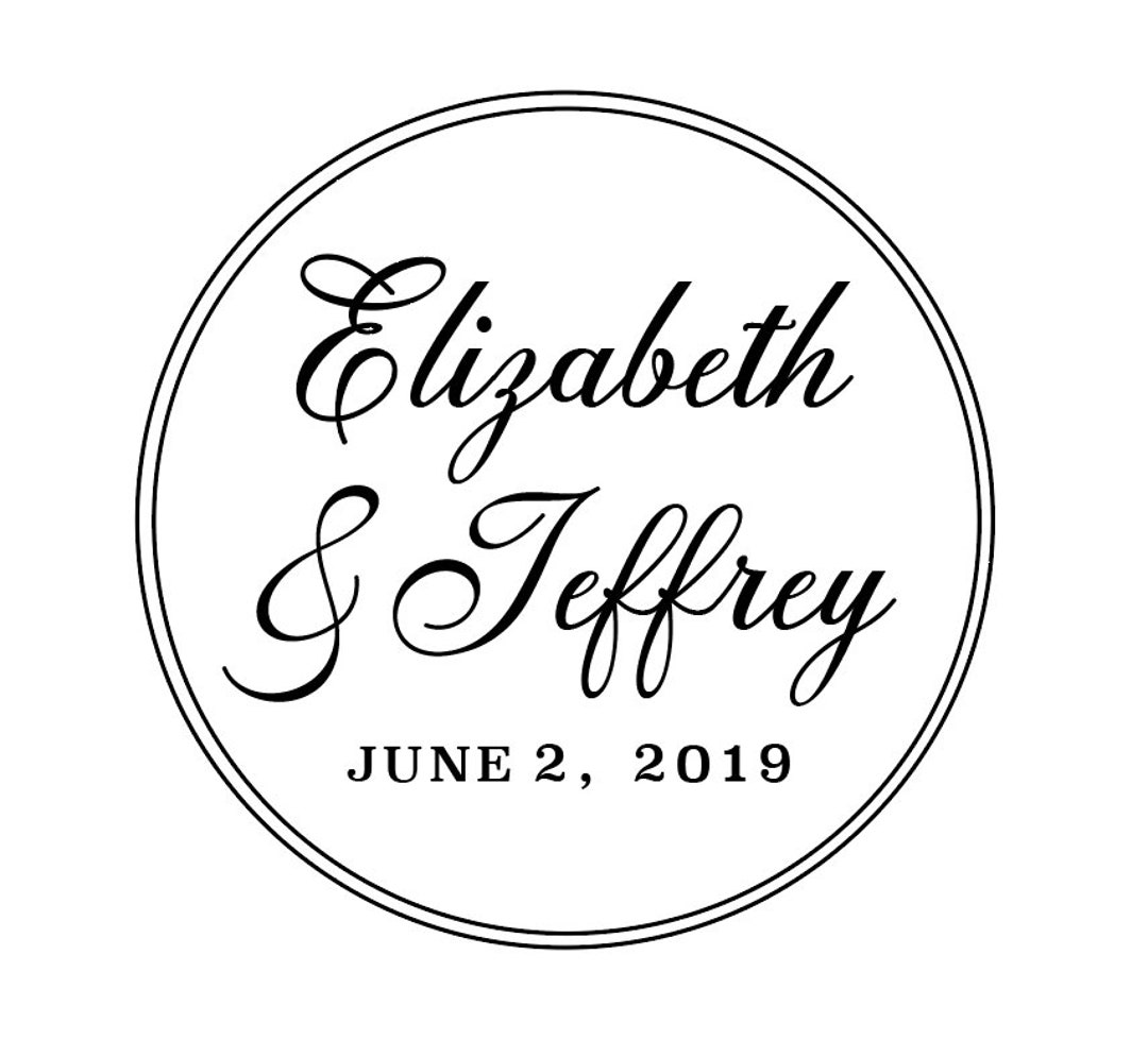 Custom Names Bride and Groom Wedding Logo Gobo Light Projection, Logo ...