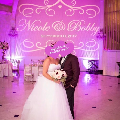 Custom Bride and Groom Wedding Logo Name Design for Signs or - Etsy