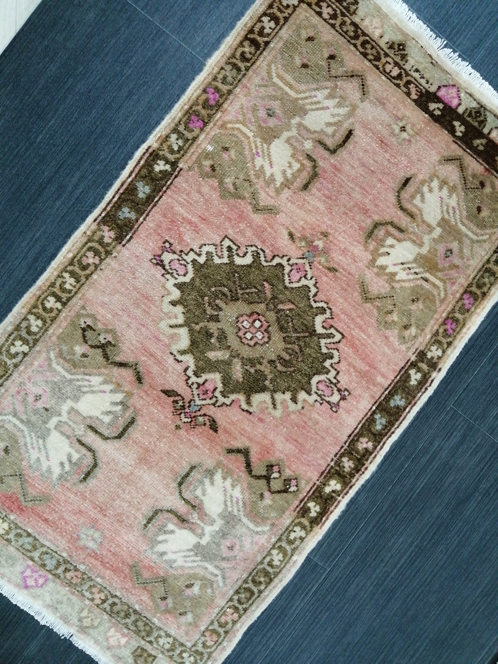 Small Turkish Rug Mini Rug Small Area Rug Turkish Rug Oushak - Etsy