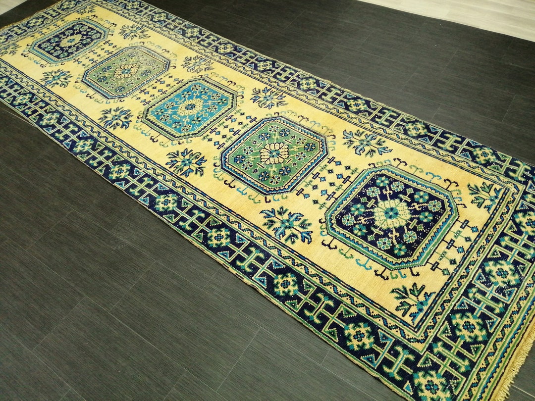 11.3 X 4 Oushak Runner Ru, Turkish Runner Rug, Vintage Runner Rug ...