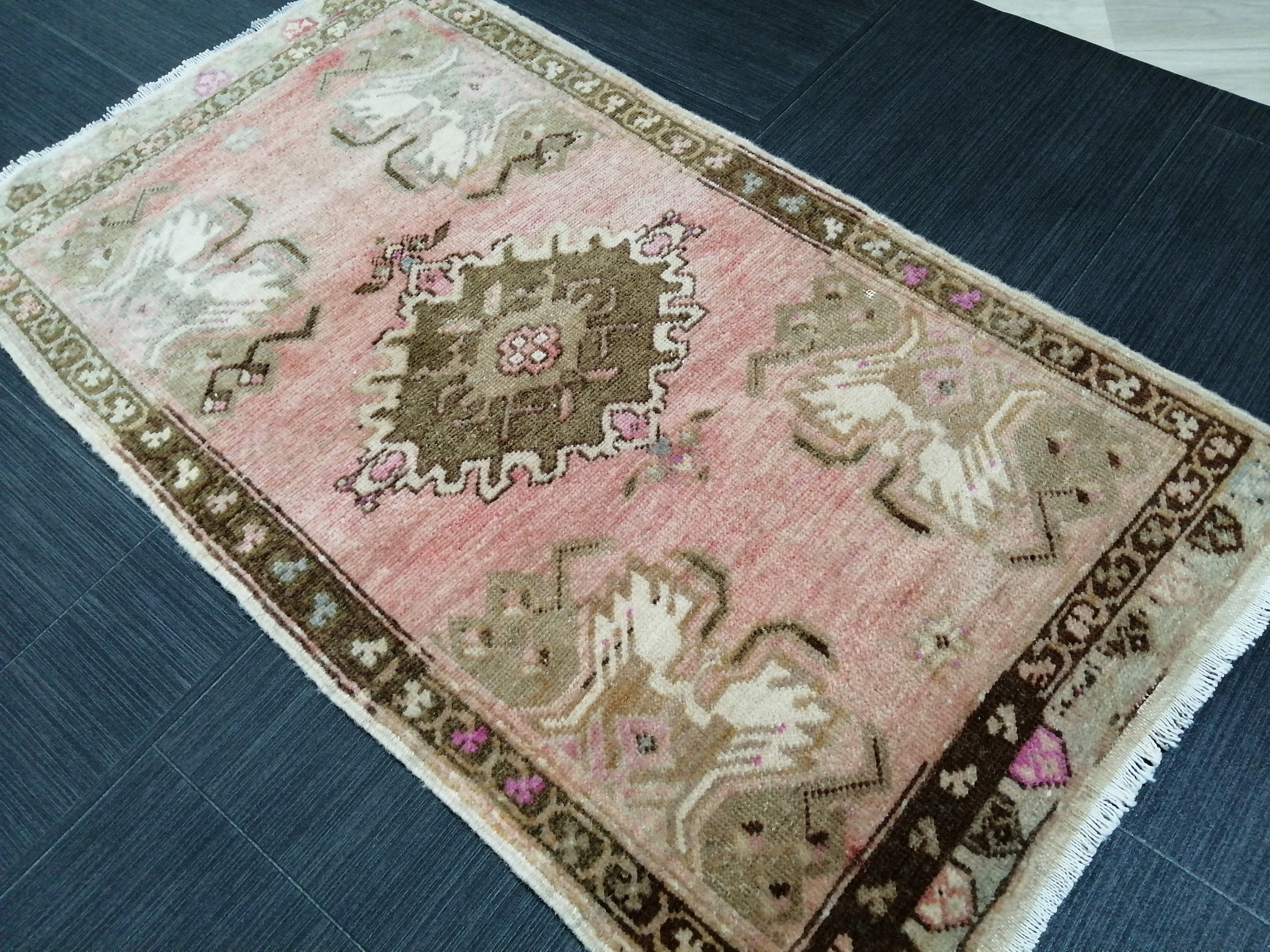 Small Turkish Rug Mini Rug Small Area Rug Turkish Rug Oushak | Etsy