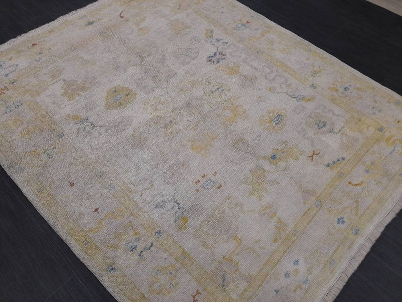 Vintage Oriental RUG Persian Rug Muted Vintage 5 X 6 Rug Vintage Fine ...
