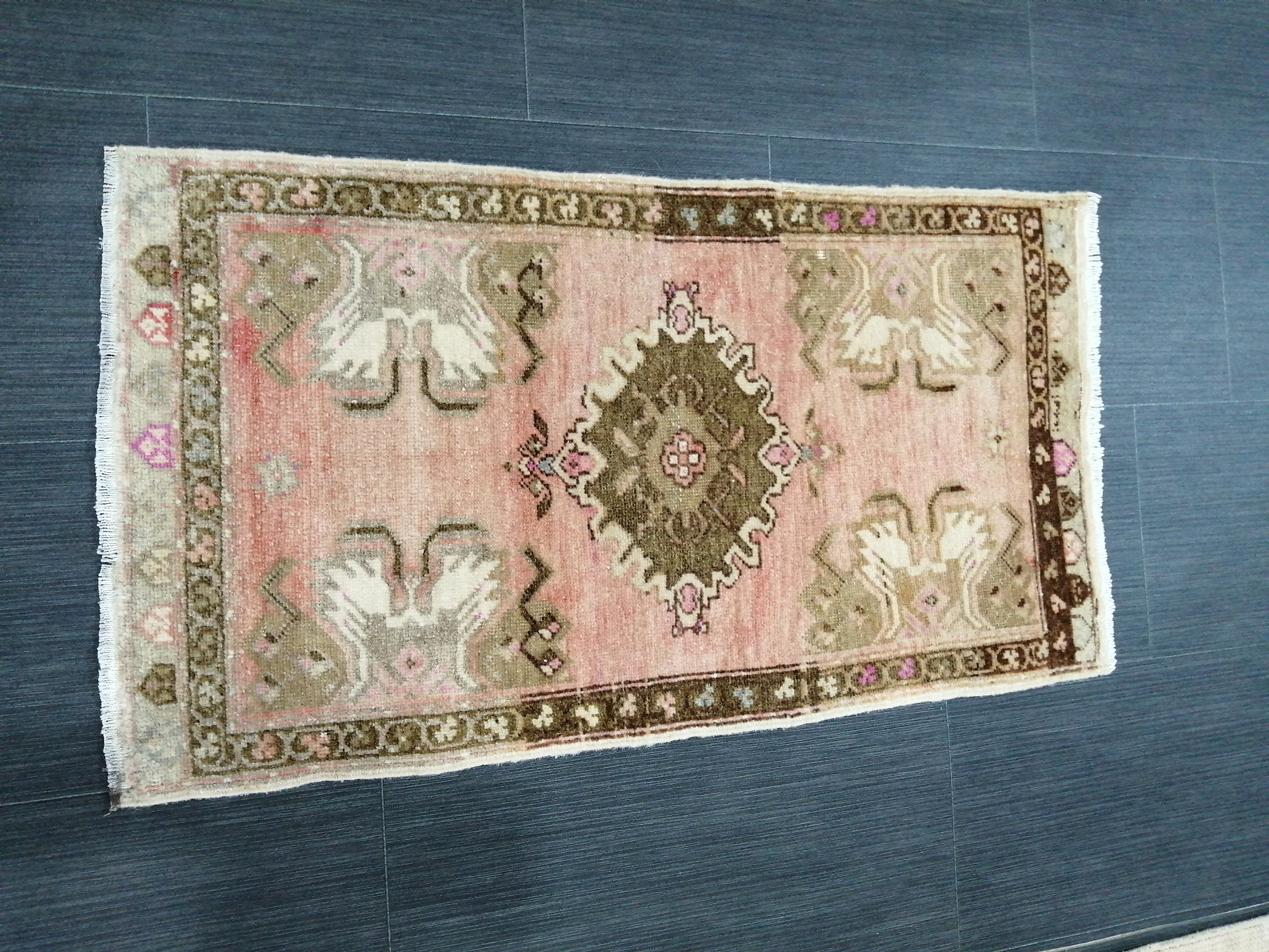 Small Turkish Rug Mini Rug Small Area Rug Turkish Rug Oushak - Etsy