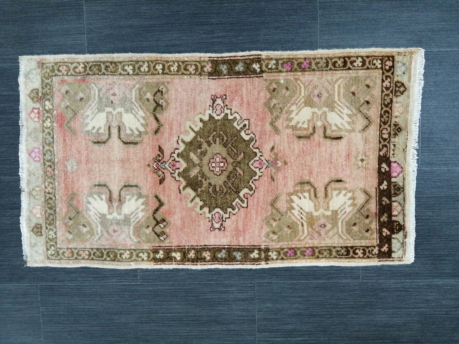 Small Turkish Rug Mini Rug Small Area Rug Turkish Rug Oushak - Etsy