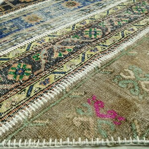 Patchwork Rugs, Hand Made Rug, Oushak Rug, Rustic Rug, Bohemian Rug ...