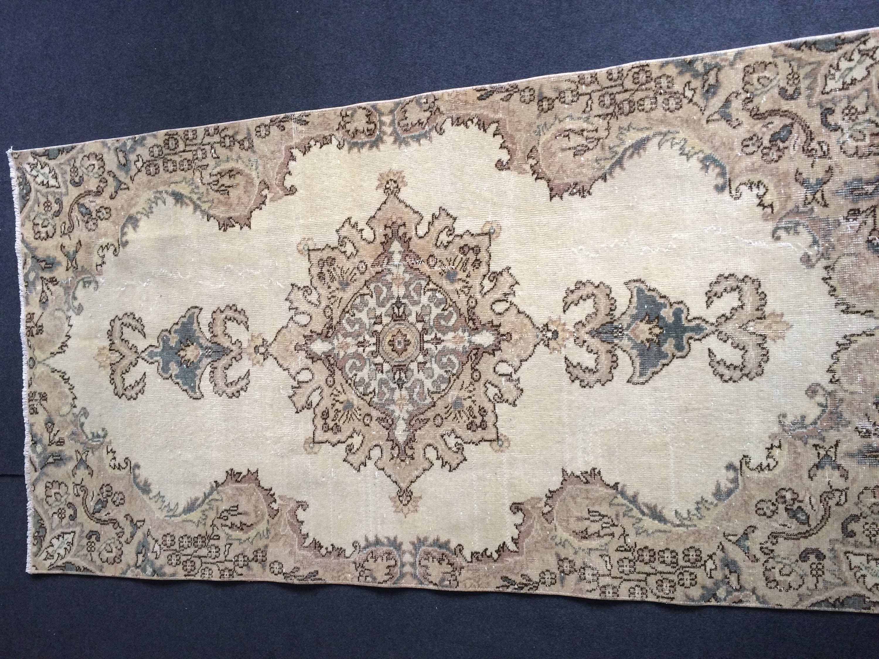 Oushak Rug Turkish Rug Hand Made Rug Wool Rug Vintage Rug | Etsy