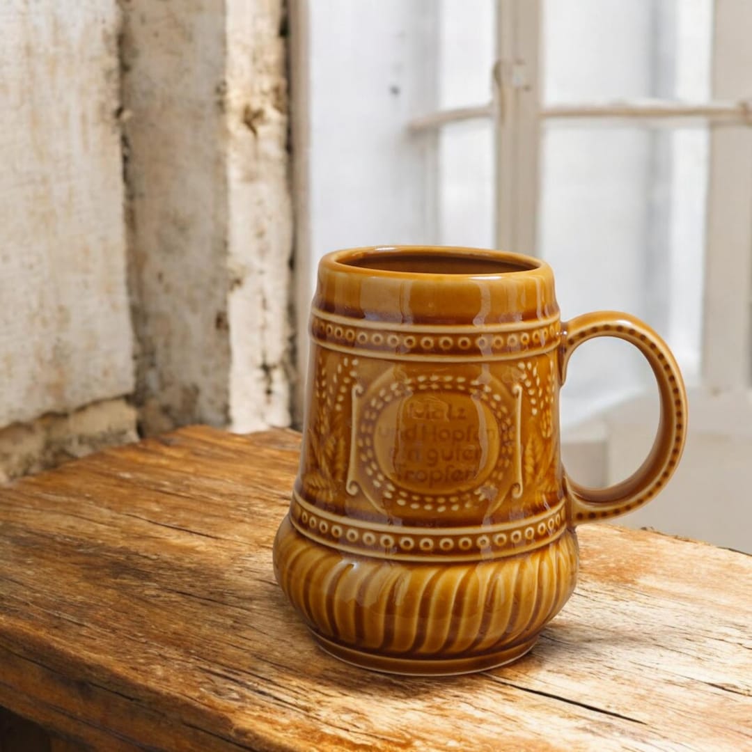 Vintage CP Colditz Beer Mug, GDR Classic: malt and Hops a Good Drop ...