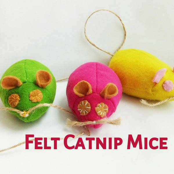Catnip Mouse Cat Toy - Etsy