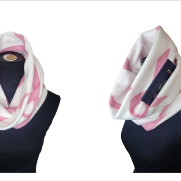 Pink Ribbon Fleece - Etsy