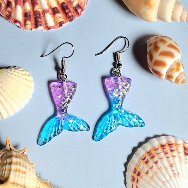 Mermaid Tail Earring - Etsy