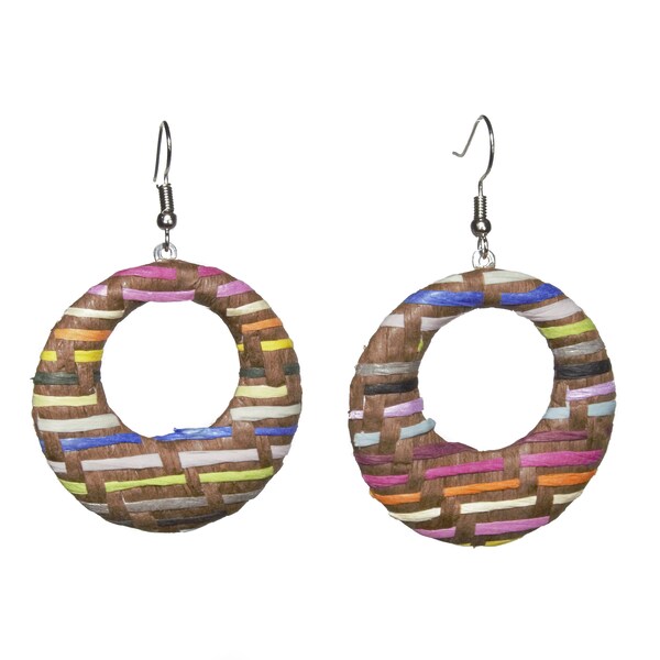 Wicker Earrings - Etsy