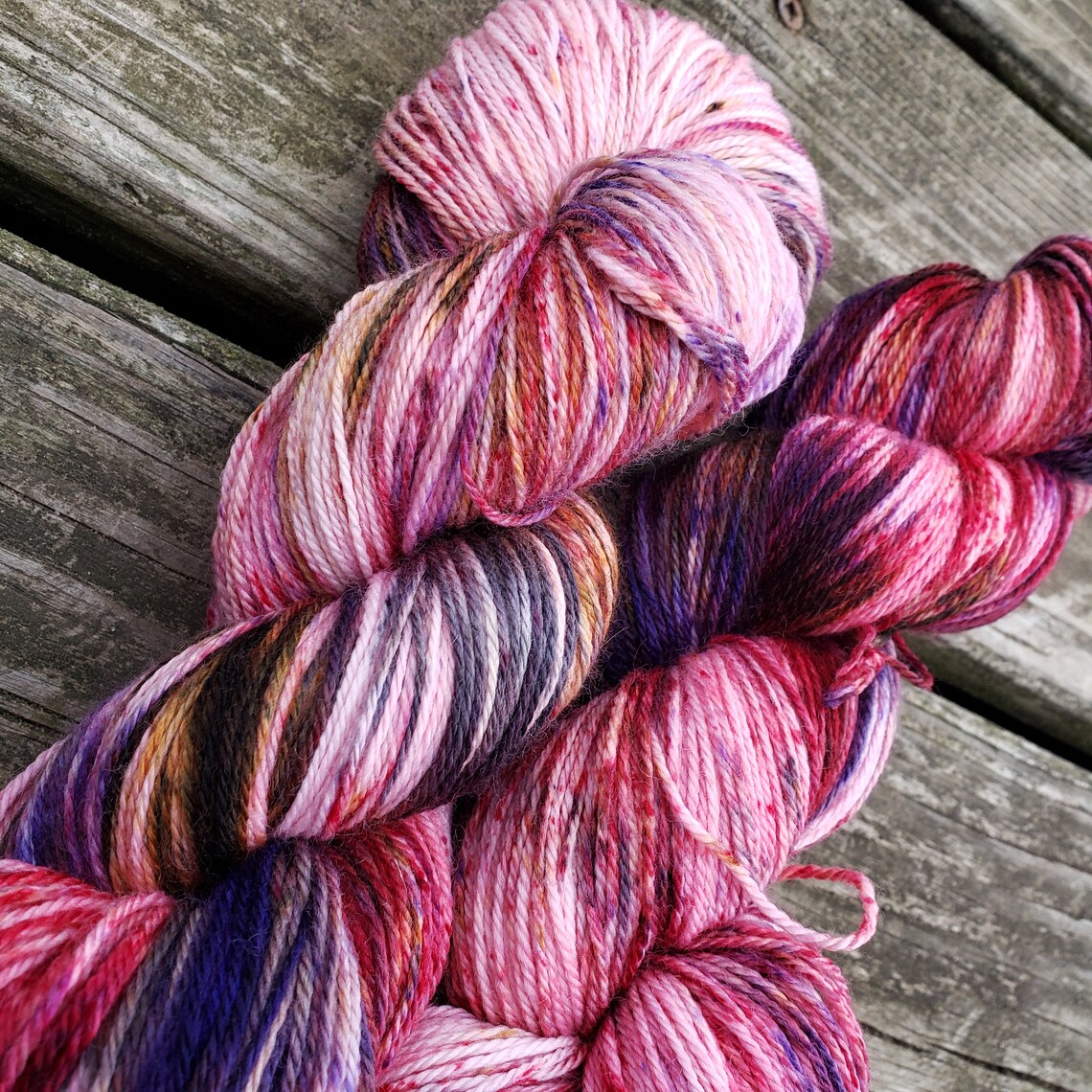 Tempest Heart Hand Dyed Yarn Superwash Italian Fingerling | Etsy