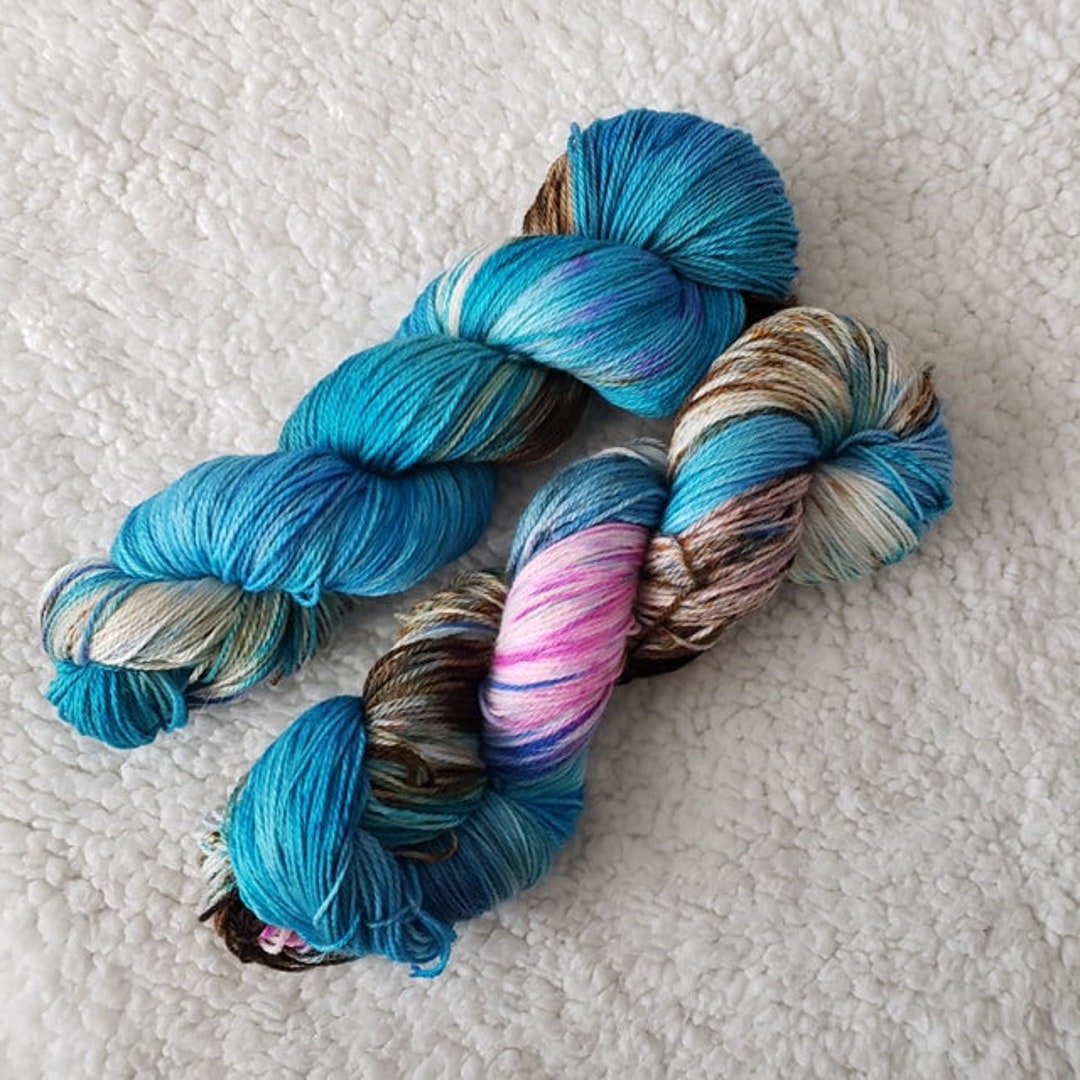 Ravished | Hand Dyed Yarn | Superwash Italian Fingerling Yarn | Merino ...