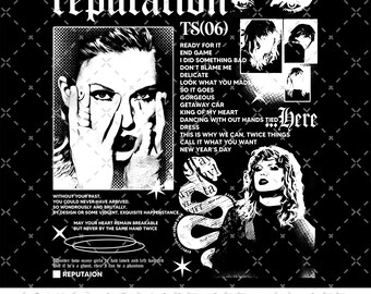 Vintage Reputation Png, the Eras Tour Png, Reputation Png, Eras Tour ...