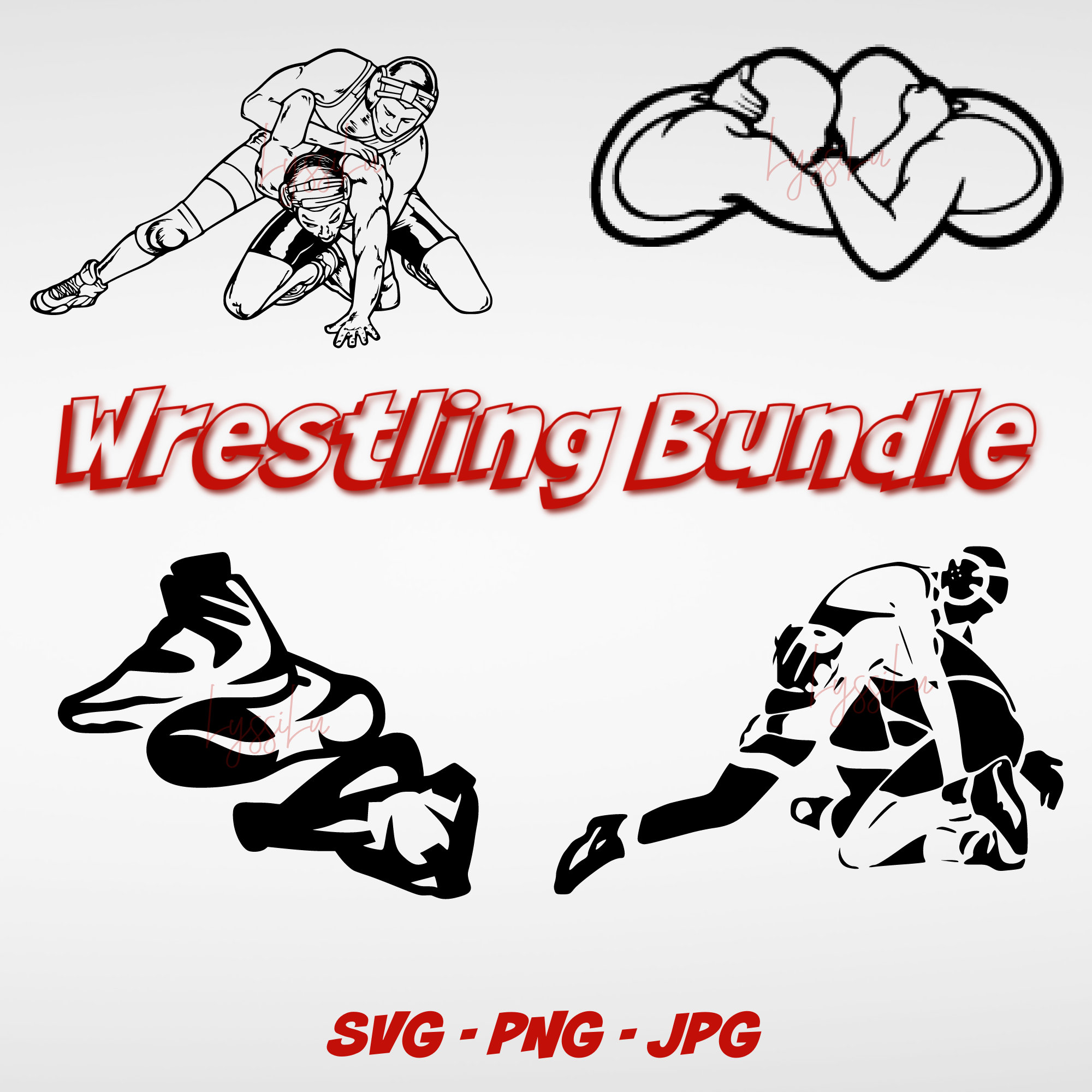 Wrestling Bundle Digital Downloads - Etsy