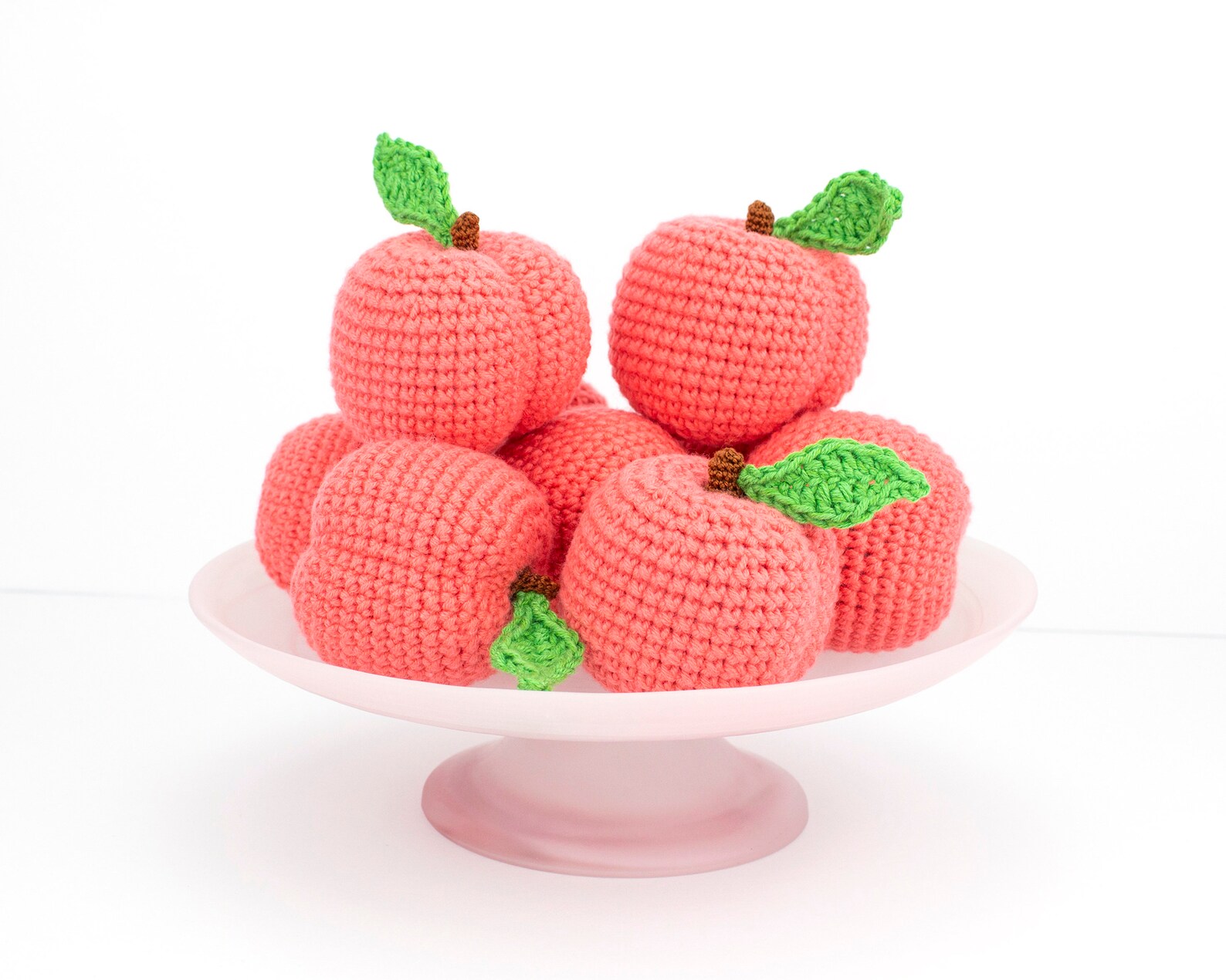 Crochet Peach PDF Pattern Crochet Fruit Kitchen Decoration | Etsy