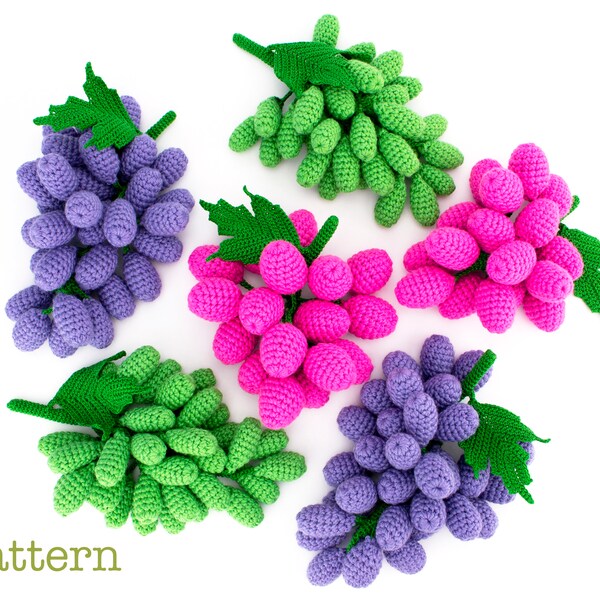 Crochet Grape - Etsy