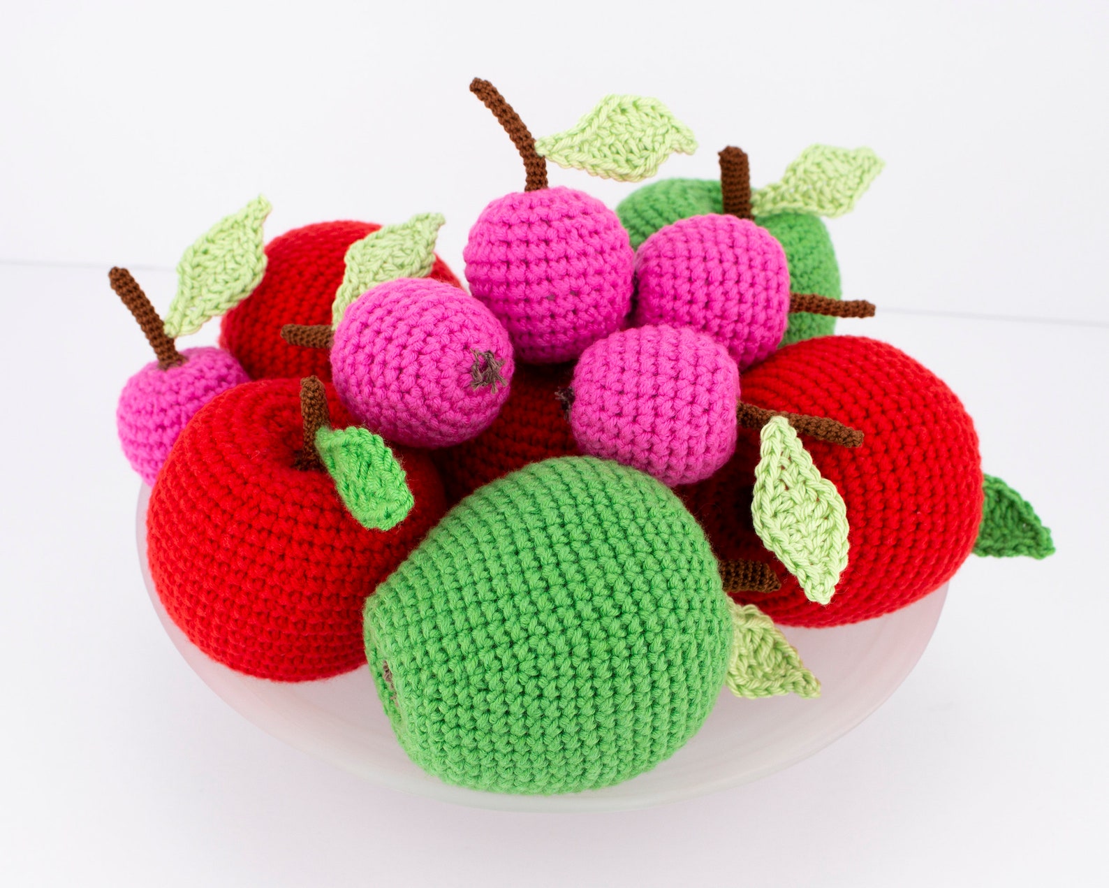 Crochet Apples PDF Pattern 3 Varieties of Apples Crochet | Etsy