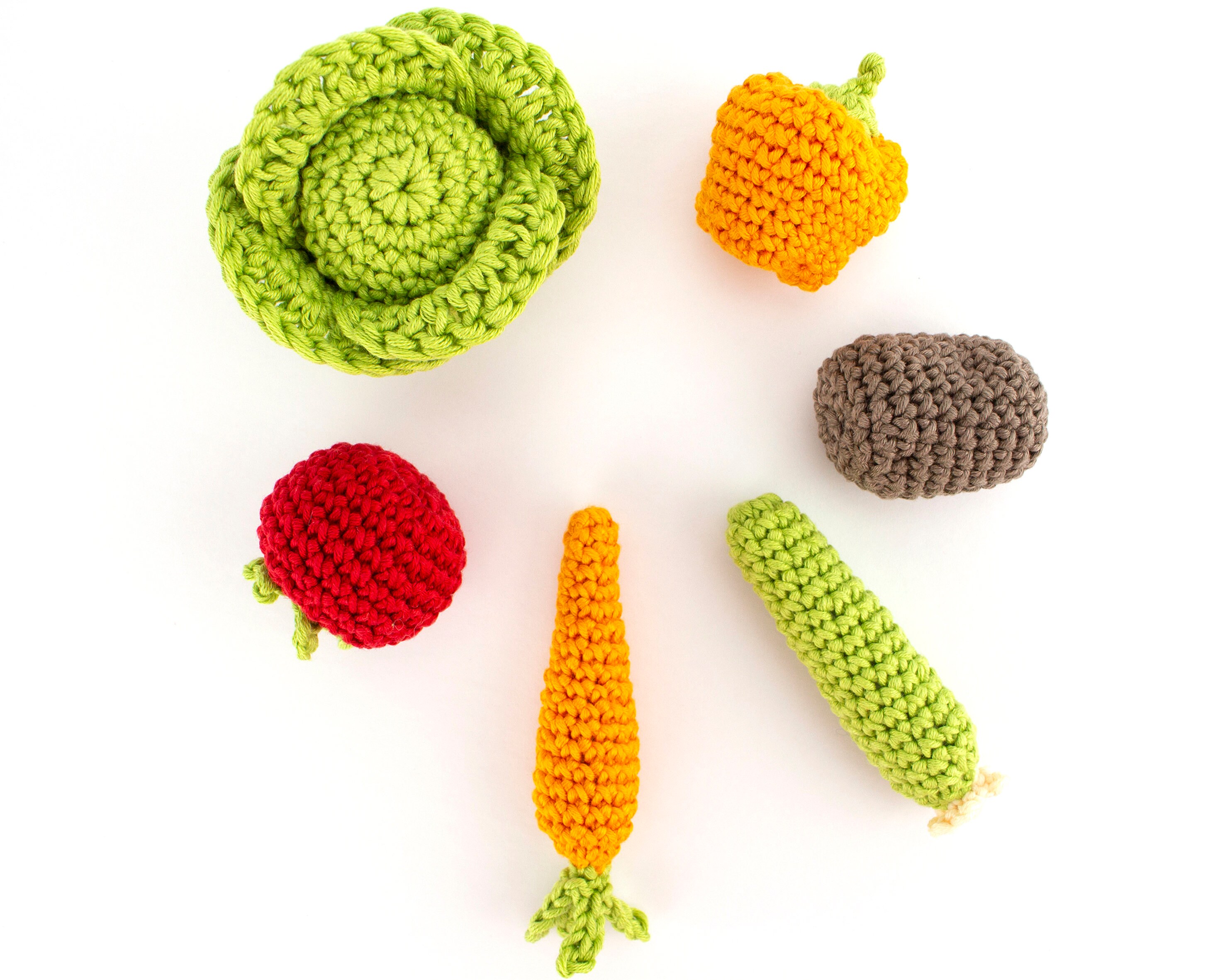 Mini Vegetables PDF Pattern Crochet Vegetables Crochet Food | Etsy