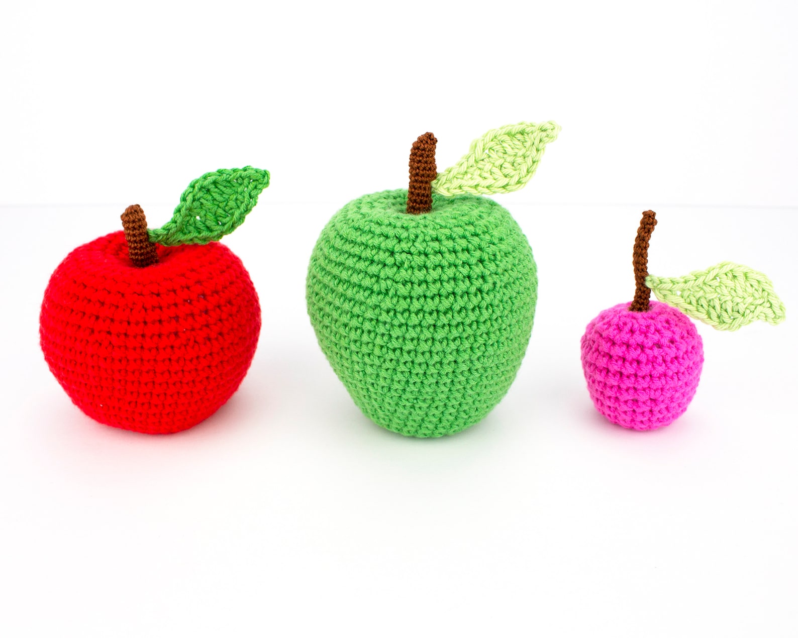 Crochet Apples PDF Pattern 3 Varieties of Apples Crochet - Etsy