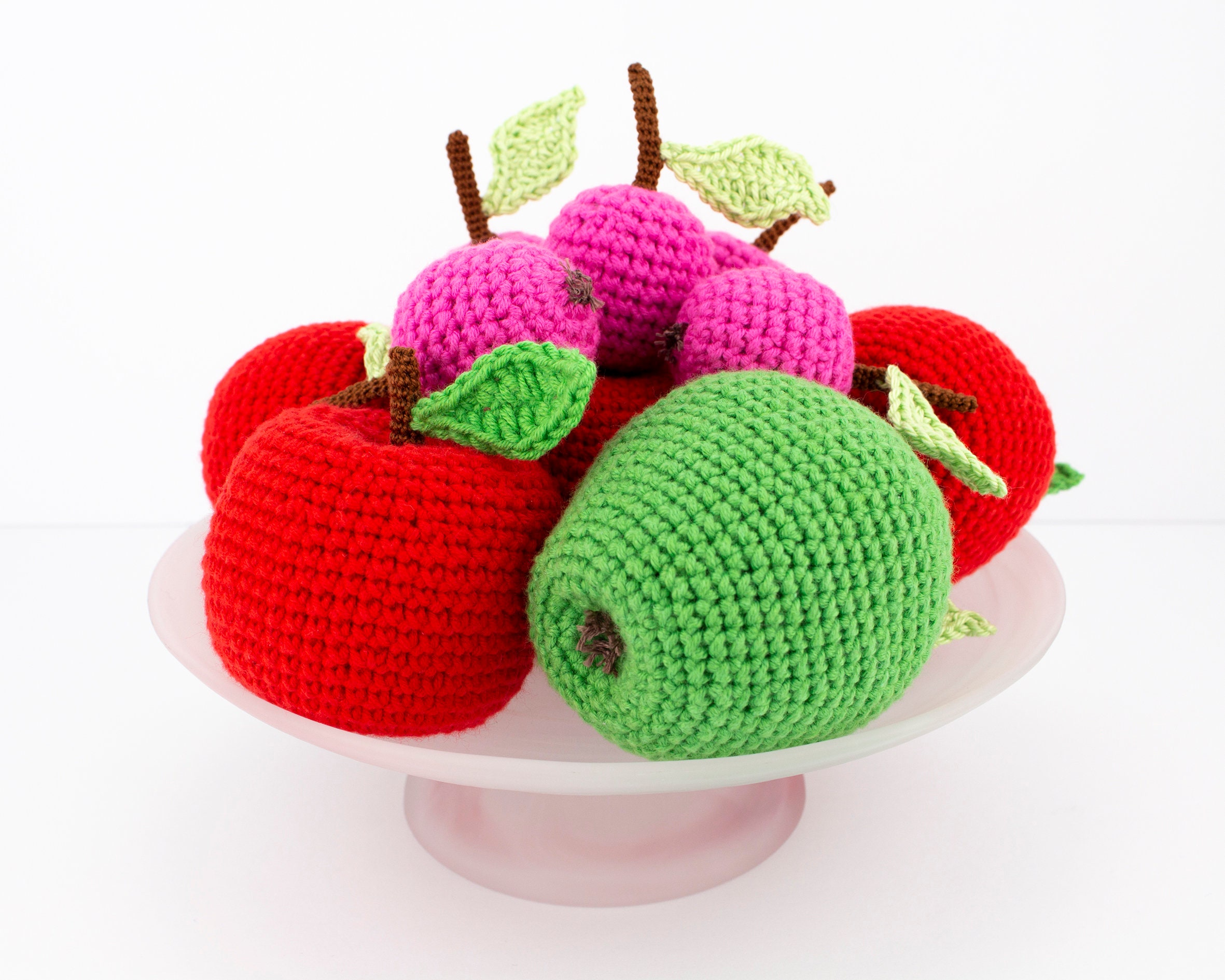 Crochet Apples PDF Pattern 3 Varieties of Apples Crochet | Etsy