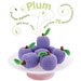 Crochet Plum PDF Pattern, Crochet Fruit, Kitchen Decoration, Pretend ...