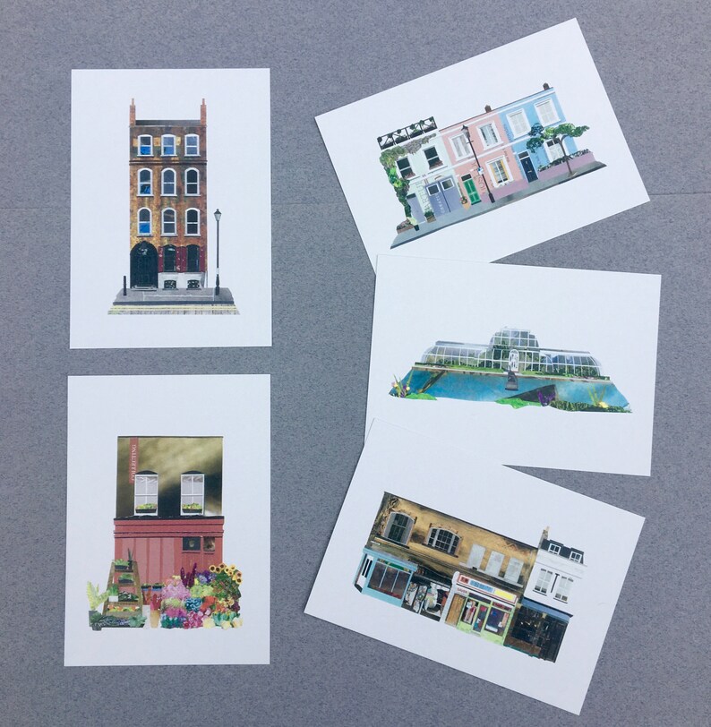 London Postcards/ London Architecture/ London Buildings/ - Etsy