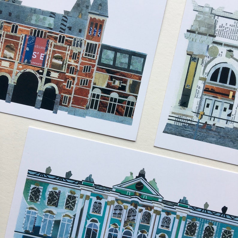 Art Gallery Postcards/ Museum Postcards/ Architecture - Etsy